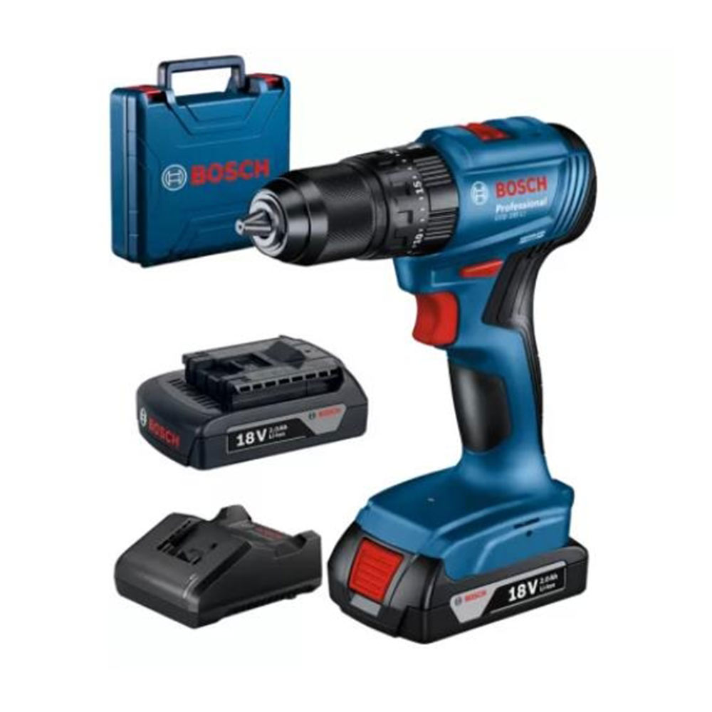 BOSCH AKU UDARNA BUŠILICA GSB 185-LI 2X2AH, 18V 06019K3100