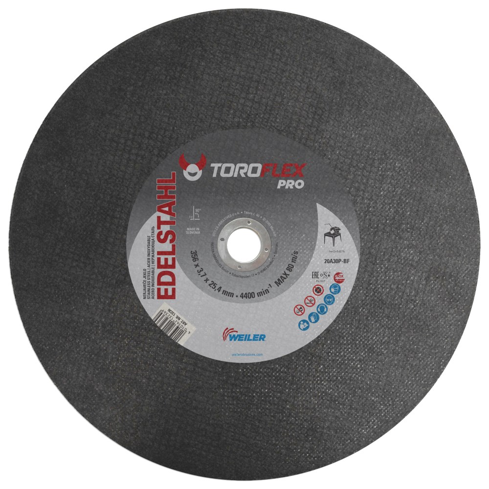 REZNA PLOČE ZA ZA STACIONARNE REZALICE - ŽELJEZO, INOX, KAMEN, SIVI LIJEV