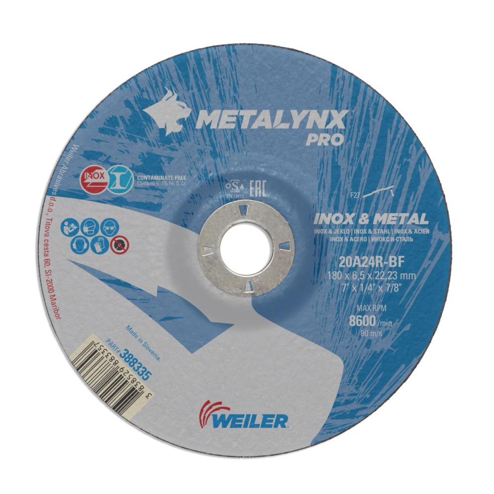 BRUSNA PLOČA ZA INOX METALYNX PRO