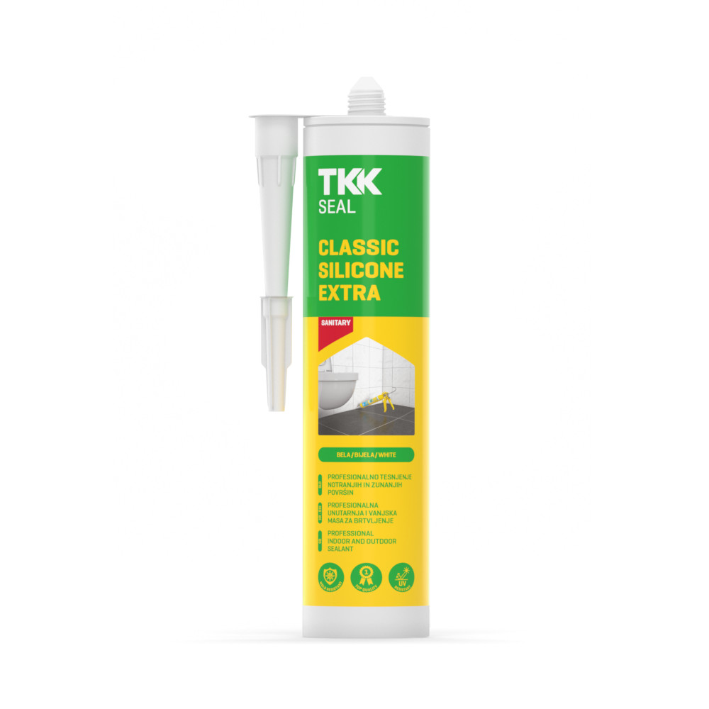 TKK SEAL CLASSIC SILICONE EXTRA 300 ML (ZAMJENA ZA TEKASIL ACETAT PROFI I TEKASIL SANITAR ACETAT ...