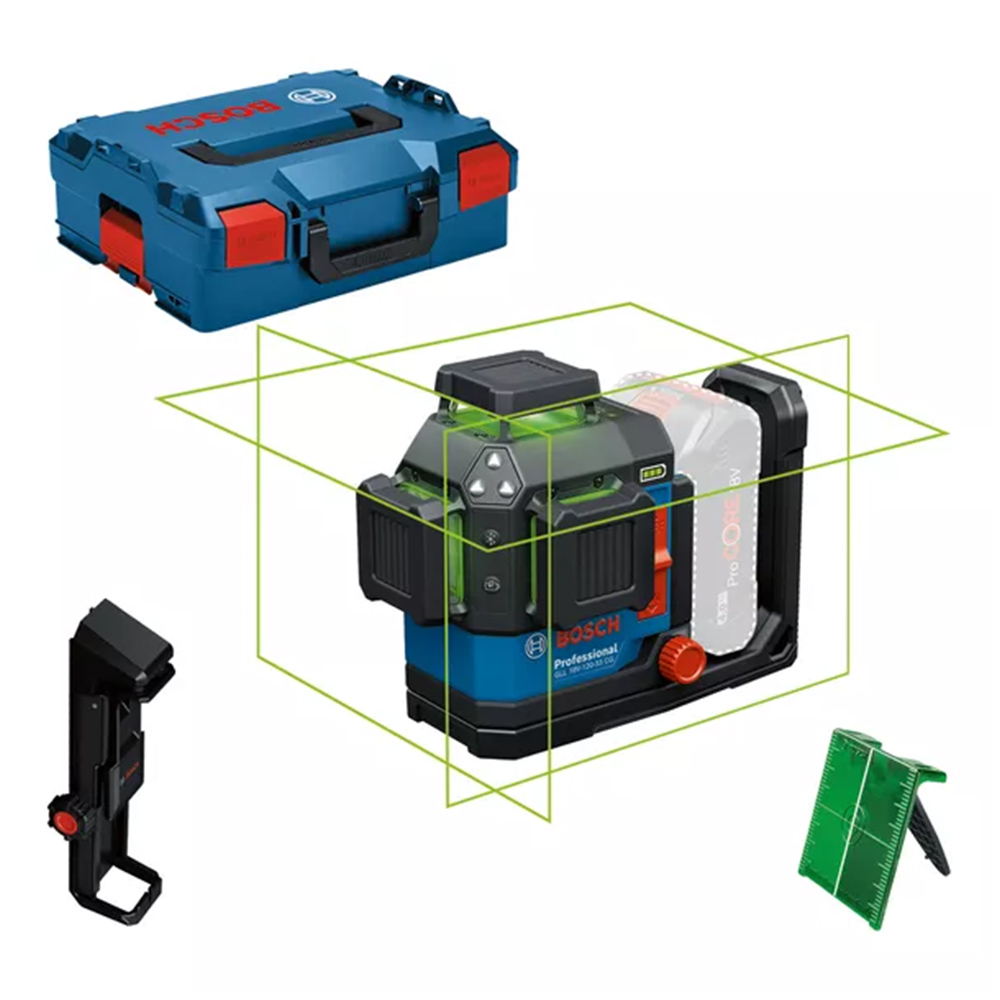 BOSCH LINIJSKI LASER GLL 18V-120-33 CG L-BOX 0601065101 DPZ