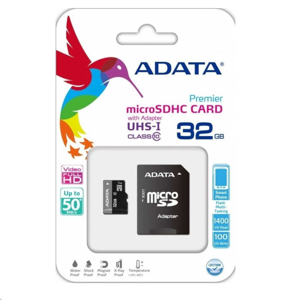 KARTICA MEM SD MICRO 32GB CLASS 10 UHS-I + 1AD PREMIER