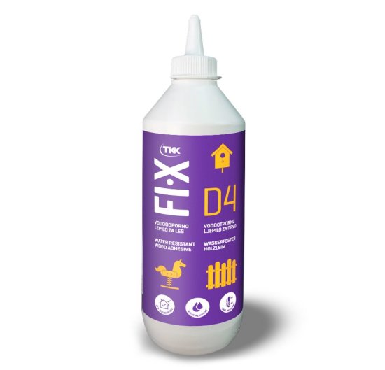 TKK FIX D4 VODOOTPORNO LJEPILO ZA DRVO 500G 51772/163328